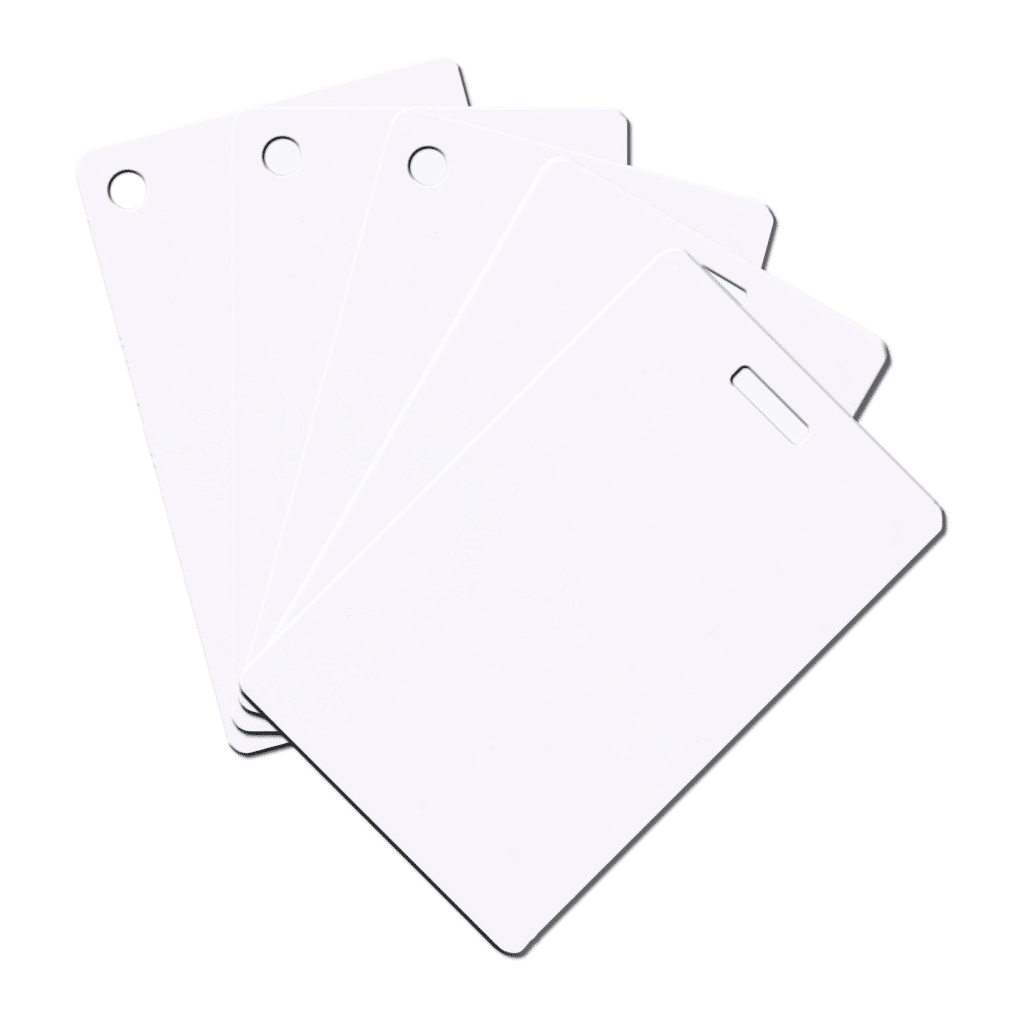 Blank White Plastic Cards From Premier Plastic Cards